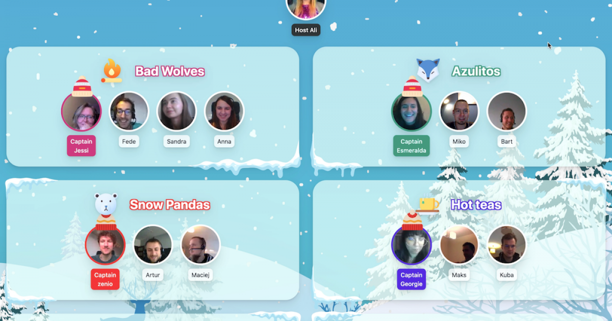 Virtual White Christmas | Online Team Building | Group Experiences